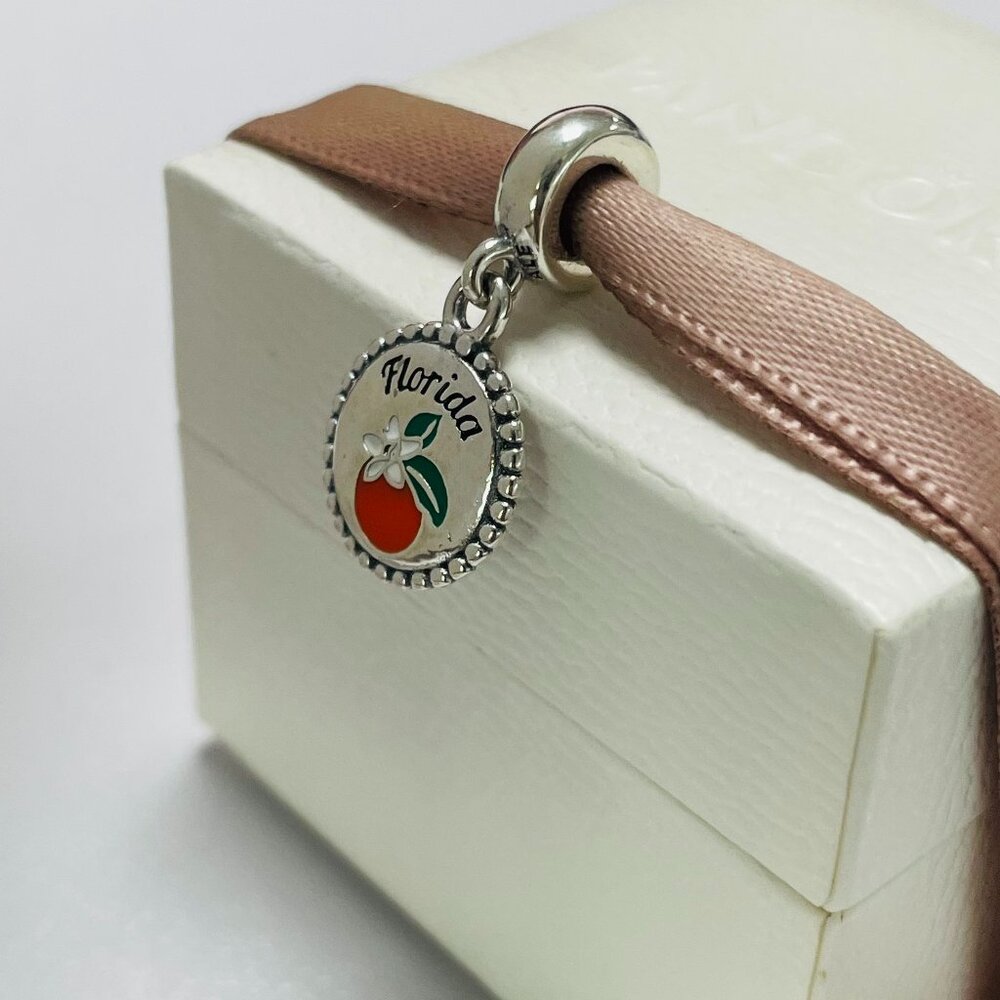 Pandora Florida Orange Blossom Exclusive Charm Pendant - Gem
